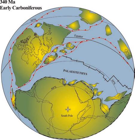 Carboniferous Period Map